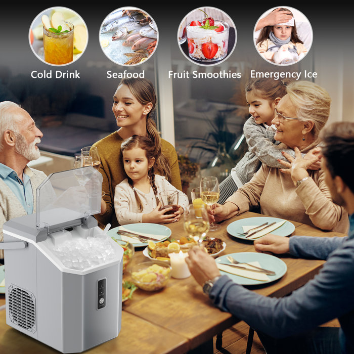 R.W.FLAME 33 Lb. Daily Production Nugget Clear Ice & Reviews | Wayfair